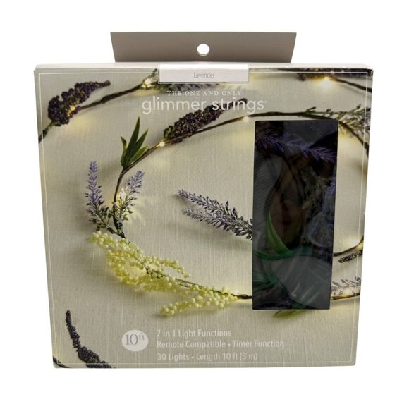 Pier 1 | Accents | Pier Imports Lavender Glimmer String 3 Lights 10 Ft ...